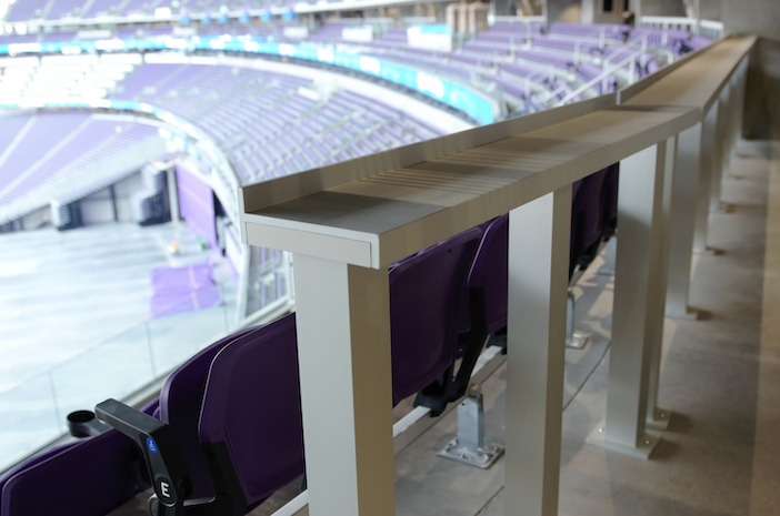 New VIP drink rail from Sightline Commercial Solutions | Auditoria Magazine