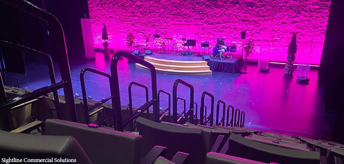 Sightline creates seat riser for Luminary Arts Center | Auditoria Magazine